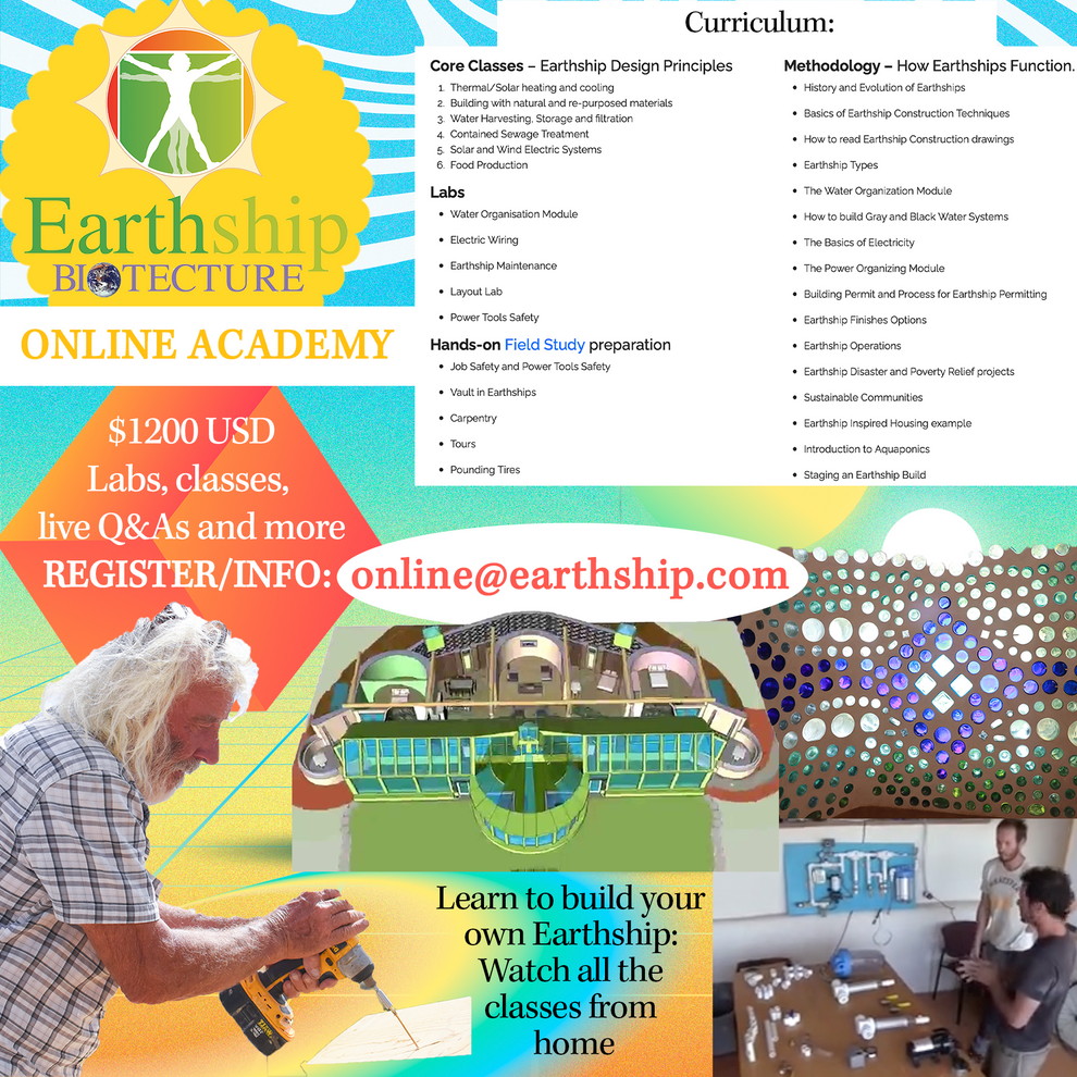 Earthship Academy Online – Earthship Biotecture