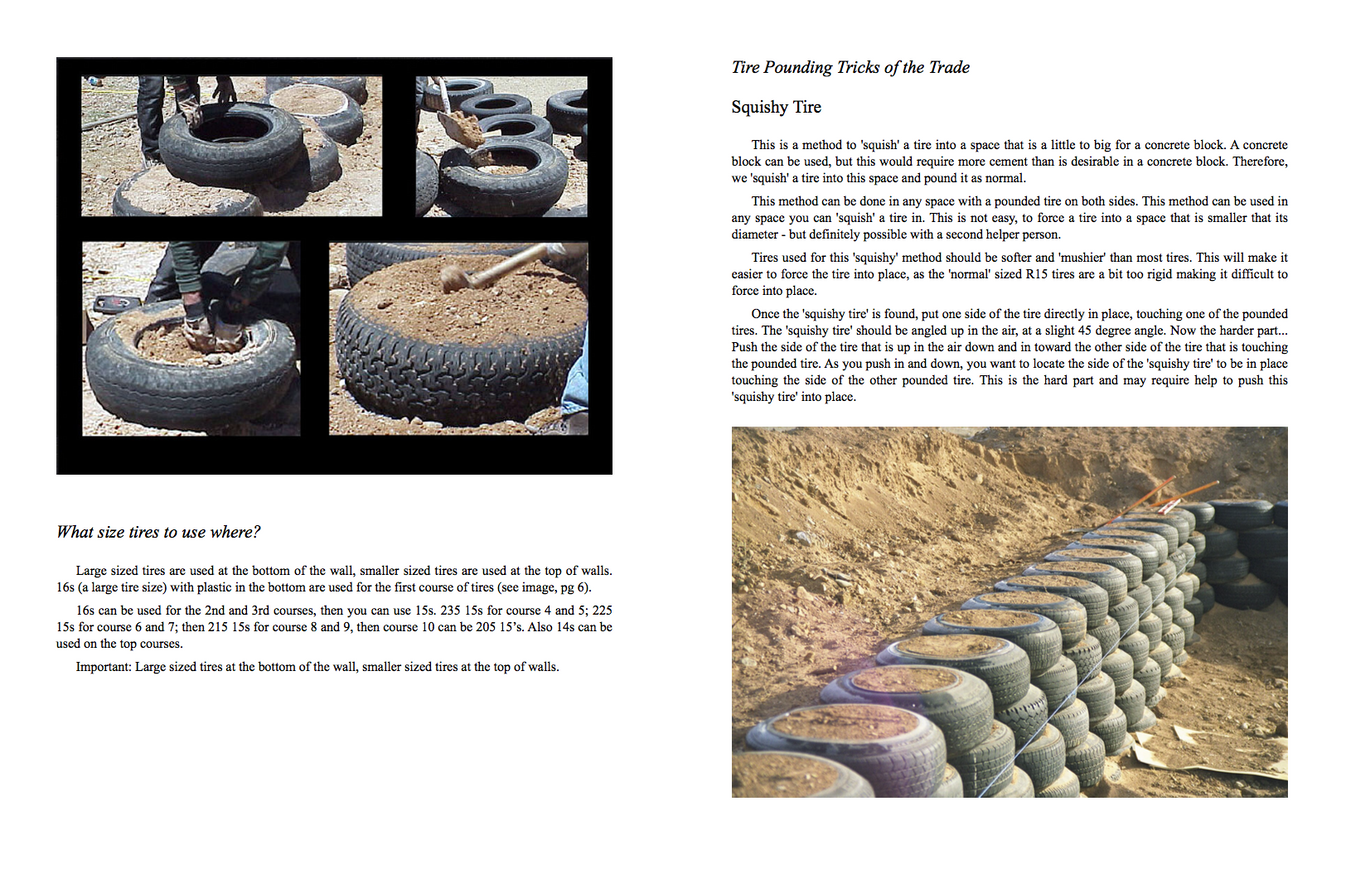 How To Build A Global Model - Operation 1: Tire Work – Earthship Biotecture