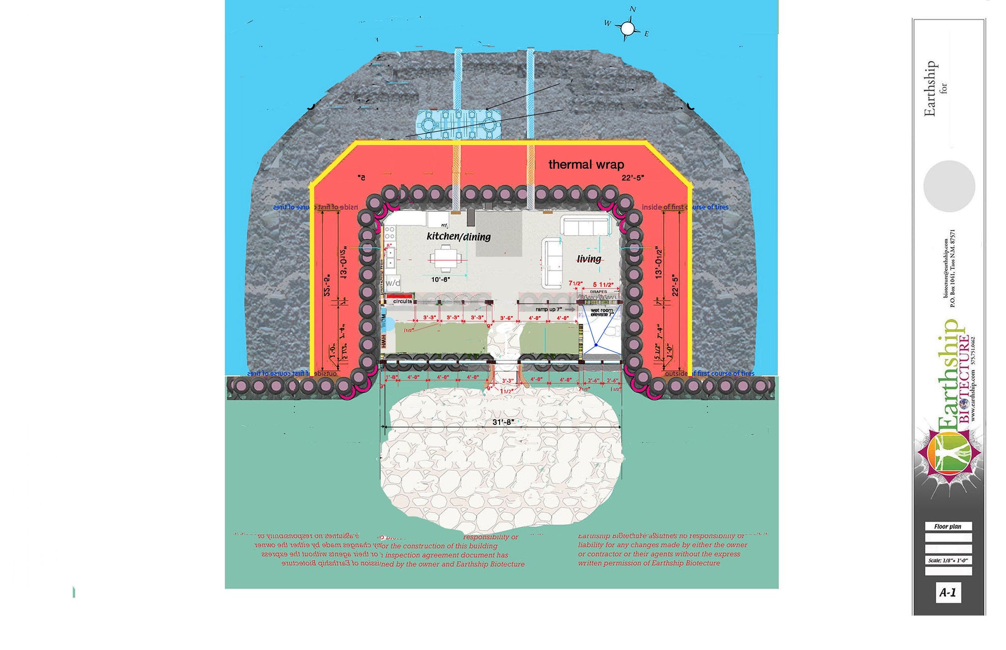 Refuge Construction Drawings – Earthship Biotecture