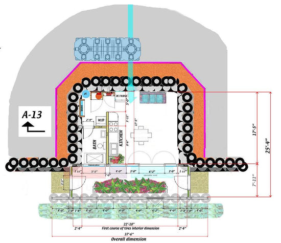 Global Model Earthship Construction Drawings – Earthship Biotecture
